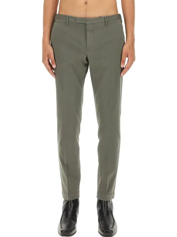 PT TORINO Slim Fit Trousers - Green