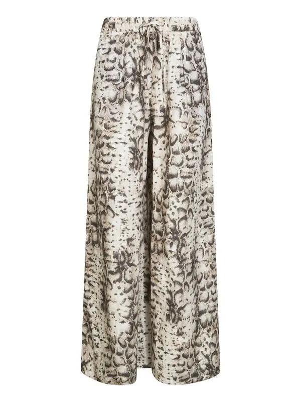 Pinko Drawstring Waist Trousers - Beige