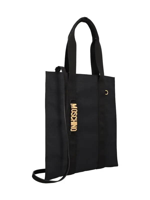 Moschino Detail Tote Bag - Black