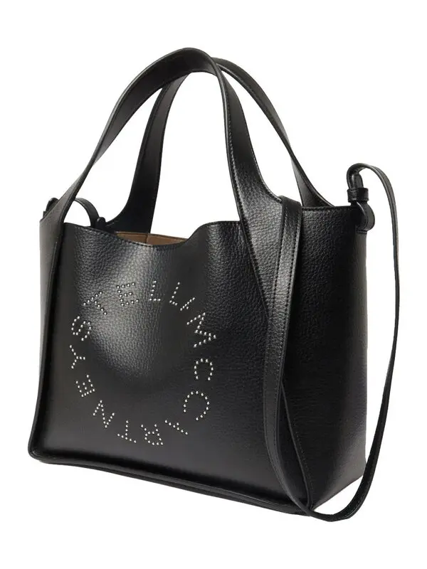 Stella McCartney Studded Logo Tote Bag - Black