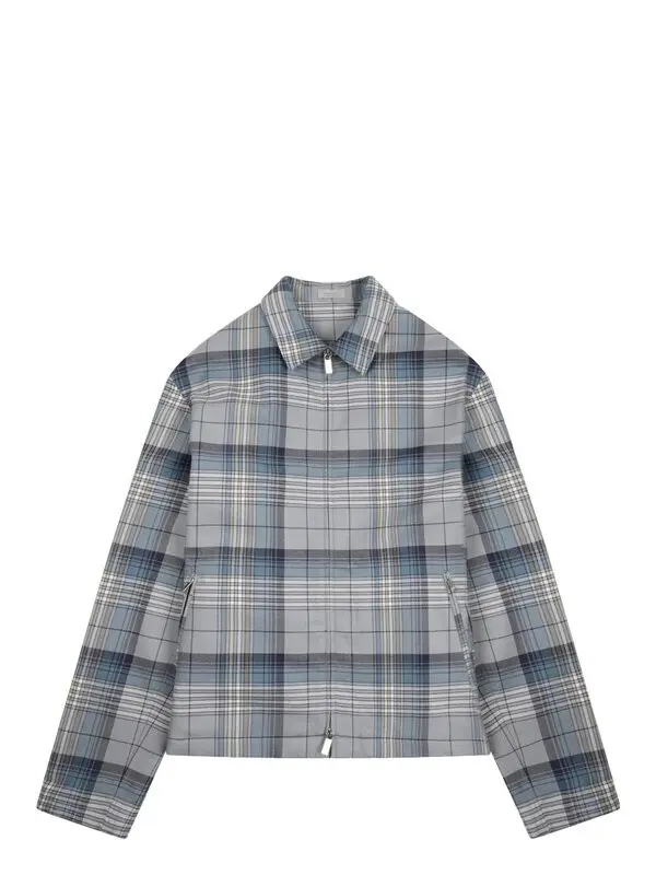 Dior Zippered Check Shirt For Ss25 Collection - Multicolour