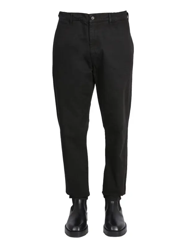 Aspesi Classic Chino Trousers For - Black