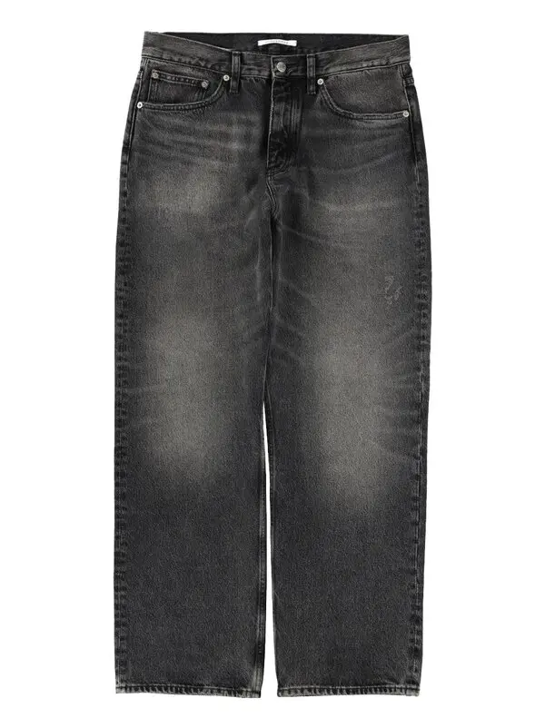 SUNFLOWER Loose Fit Stone Washed Organic Denim Jeans - Black