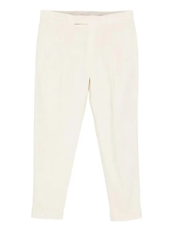 PT TORINO Rebel Fit Cotton Blend Trousers - Bianco
