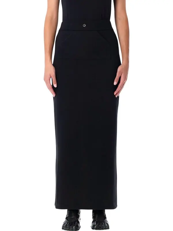 Coperni Organic Cotton Jogging Skirt - Black