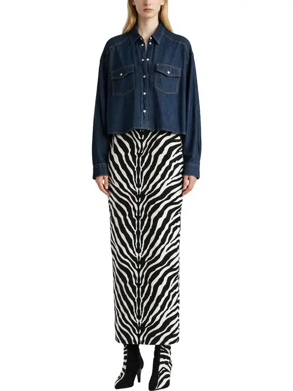 Khaite Grenon Cotton Shirt - Blue