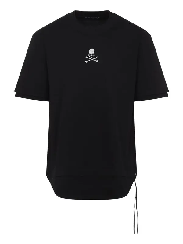 MASTERMIND WORLD Skull Graphic Layered T-shirt - Black