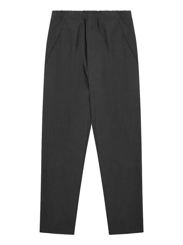 NINE:INTHE:MORNING Regular Fit Cotton Elastane Trousers - Grey