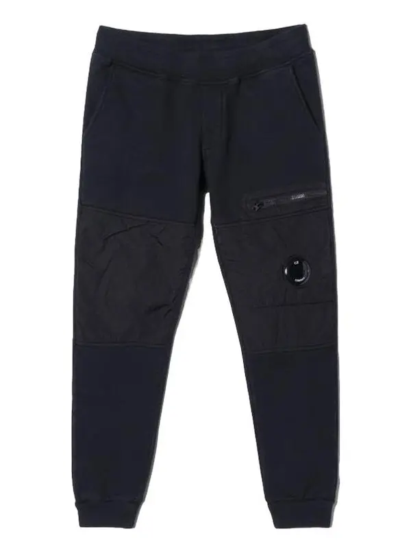 C.P. COMPANY Youth Cargo Sweatpants - Black