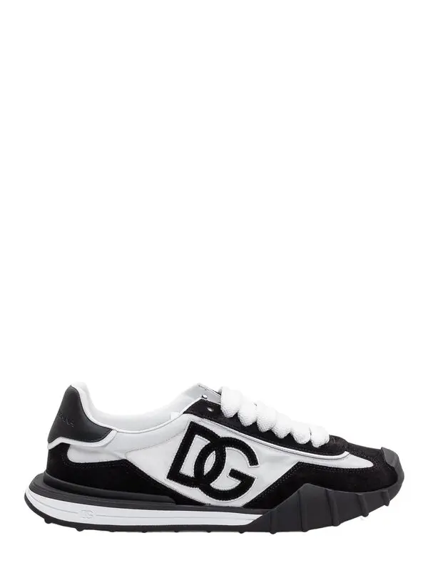 Dolce & Gabbana Statement Low-top Sneakers - Bianco/nero