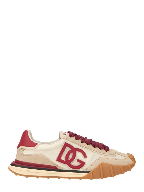 Dolce & Gabbana Dg Athletic Fabric Sneakers - Beige
