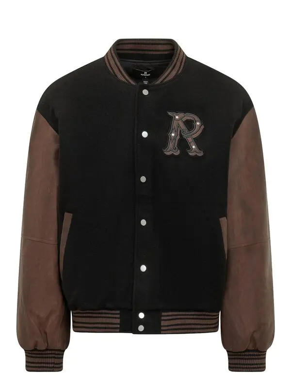 REPRESENT Oversized Jacket With Statement Sleeves - Jet Black
