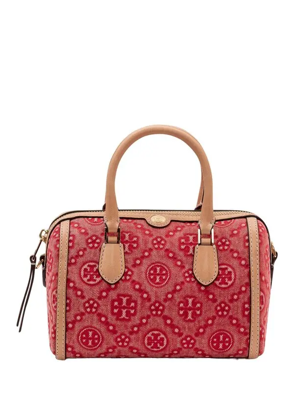 Tory Burch Mini Barrel Bag With Handles - Brillant Red