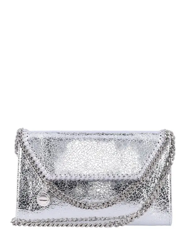 Stella McCartney The Mini Wallet On Chain - Silver