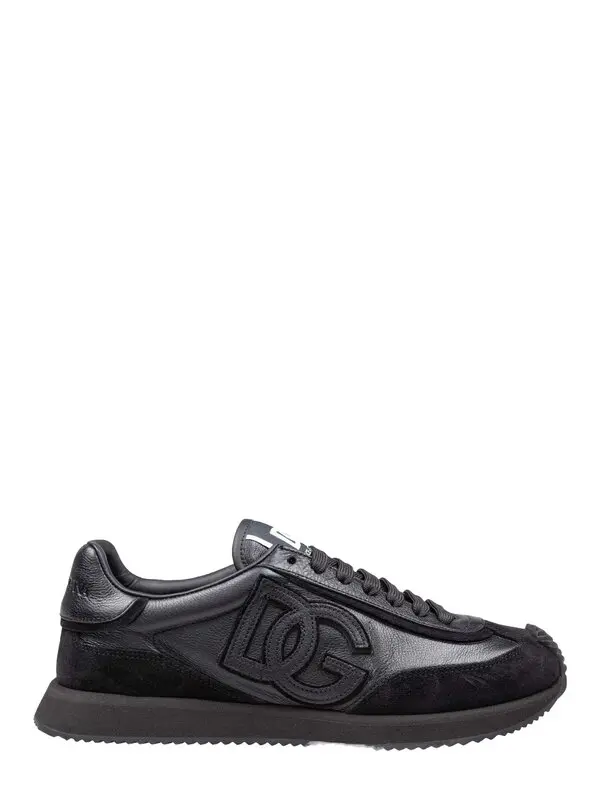Dolce & Gabbana Cushion Calfskin Sneakers - Black