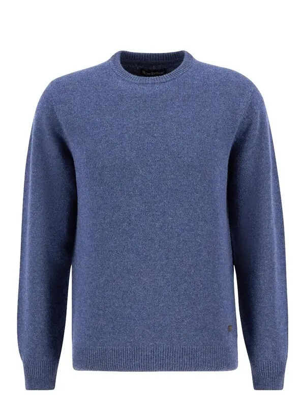 Barbour 100% Wool Crew Neck Sweater - Blue