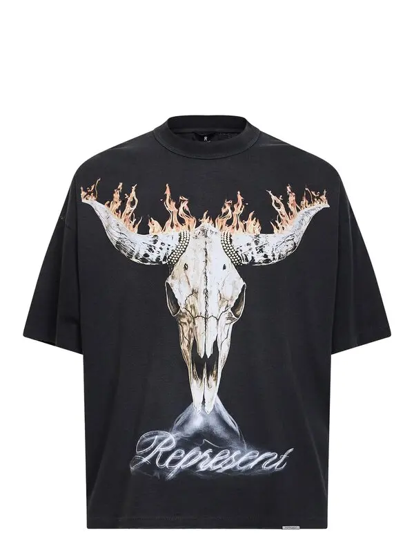 REPRESENT T-shirt - Stained Black