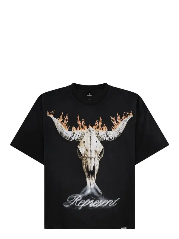 REPRESENT Elevated Comfort T-shirt - Black