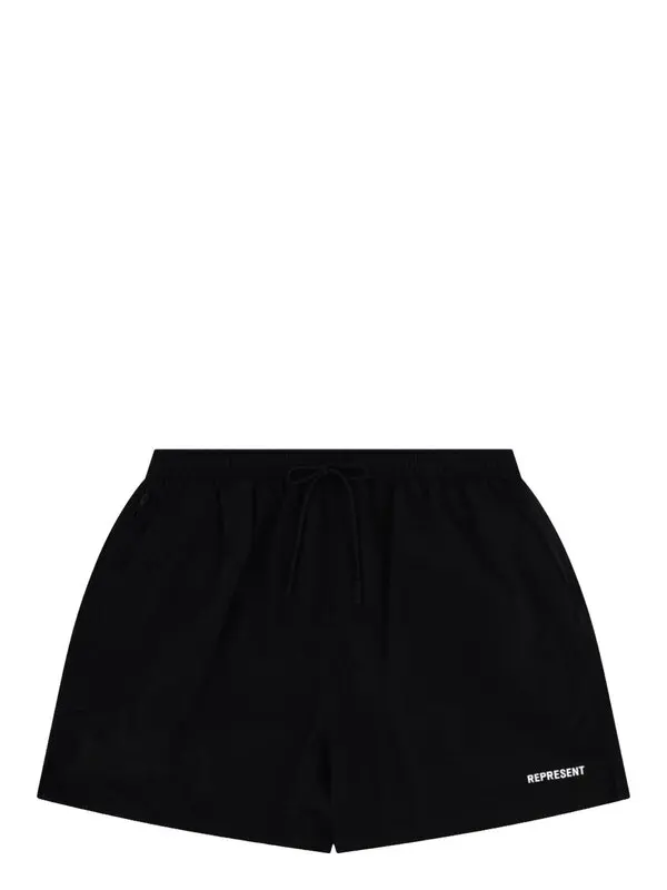 REPRESENT Nylon Cargo Shorts - Black