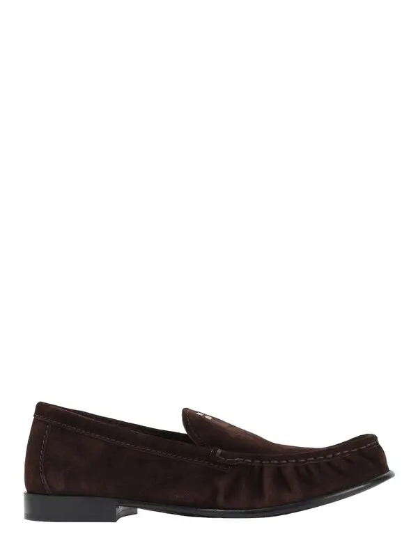 Miu Miu Suede Loafers - Brown