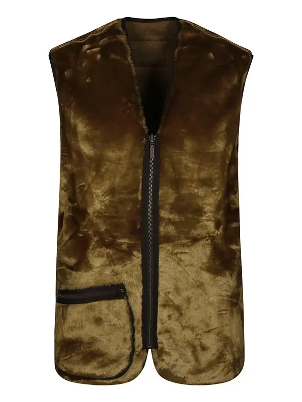 Barbour Warm Pile Gilet - Marrone