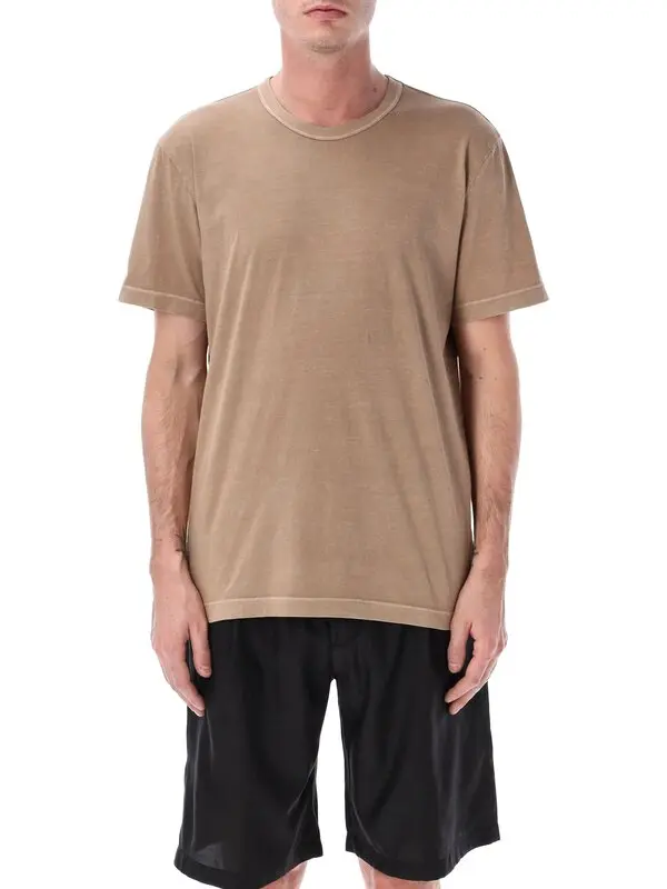 JAMES PERSE Classic Fit Short Sleeve T-shirt Size - Coffee