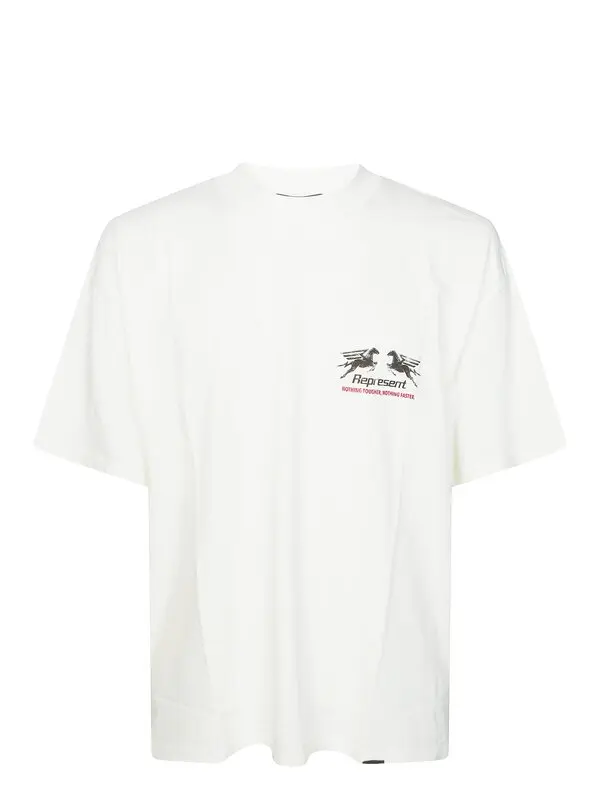 REPRESENT 24 Hour Service T-shirt - Bianco
