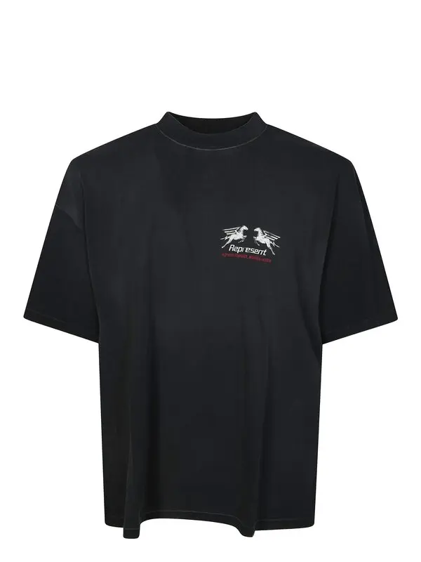 REPRESENT 24 Hour Service T-shirt - Nero