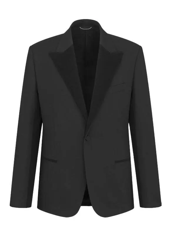 Dior Single-breasted Long-sleeved Jacket - Black