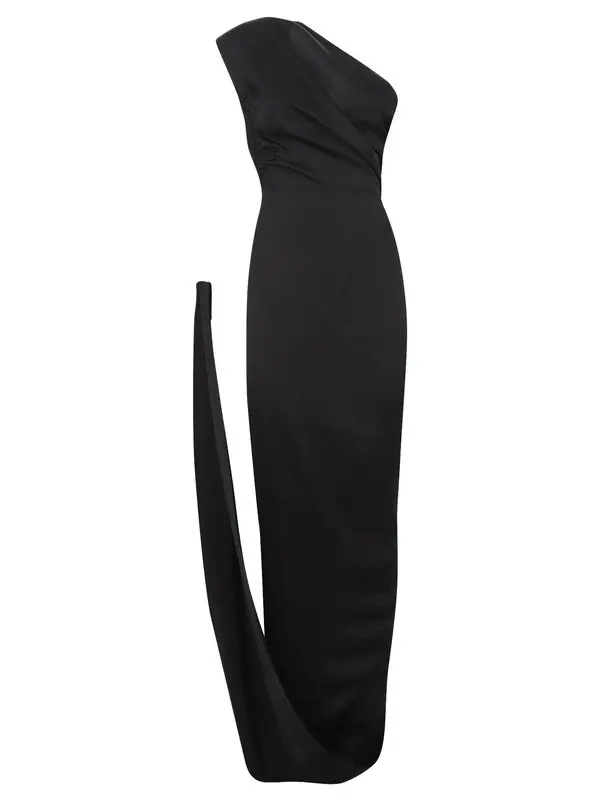 VIVIENNE WESTWOOD One-shoulder Mini Dress - Black
