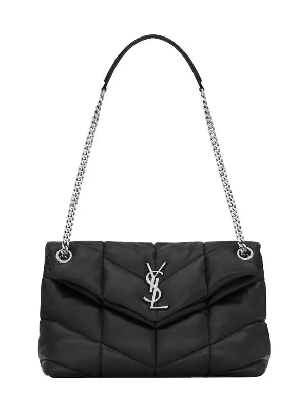 Saint Laurent Puffer Small Shoulder Bag - Black
