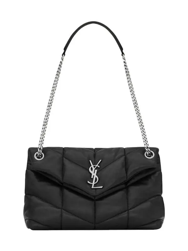 Saint Laurent Puffer Small Shoulder Bag - Black