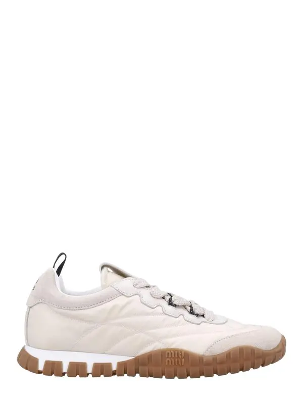 Miu Miu Dynamic Sculpted" Sneakers - White