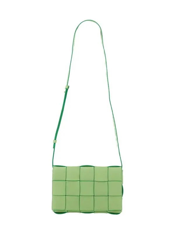 Bottega Veneta Cassette Crossbody Bag - Green
