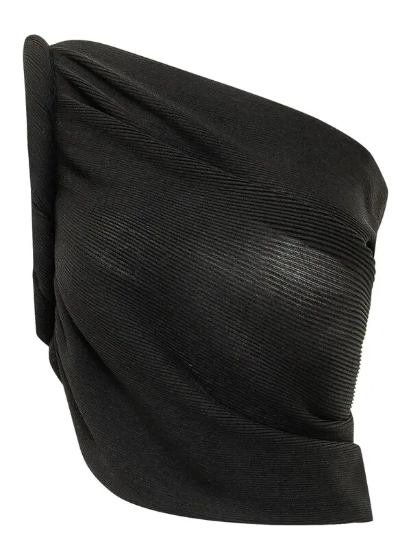 Alberta Ferretti Draped Mini Top - Nero