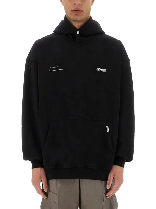 REPRESENT Patron Of The Club Hoodie - Black