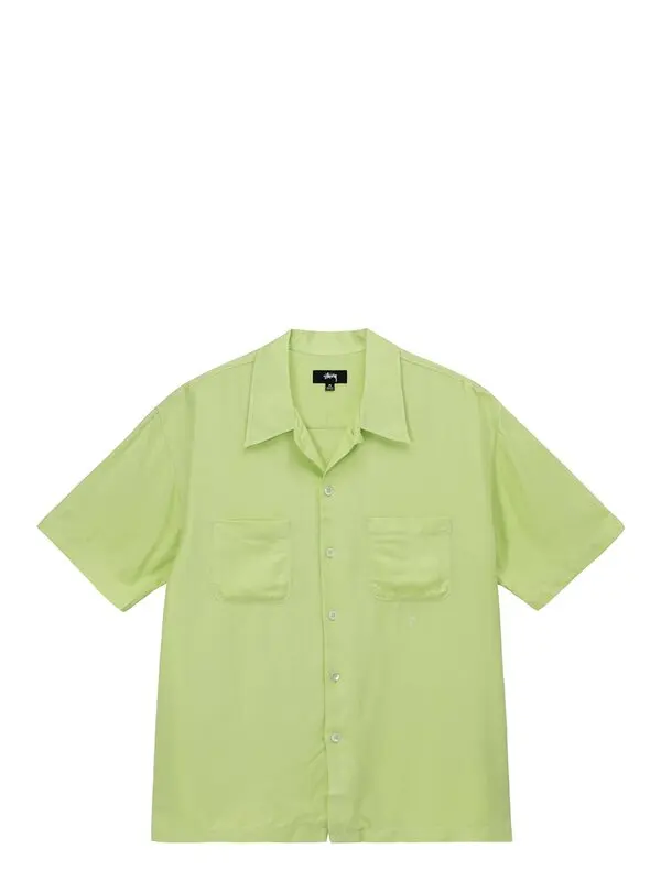 StÜssy Mini Stitched Shirt - Lime