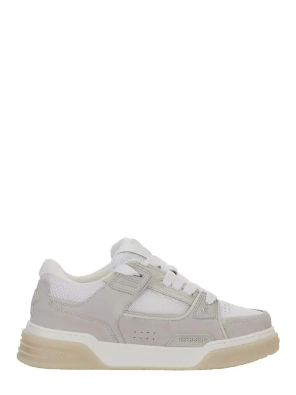REPRESENT Studio Suede Mix Sneakers - White