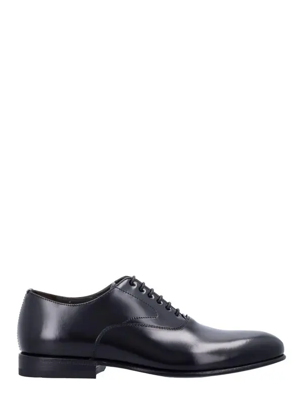 GREEN GEORGE Leather Oxford Dress Shoes - Black