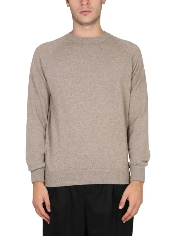 DRUMOHR Crew Neck Cashmere Pullover - Grey