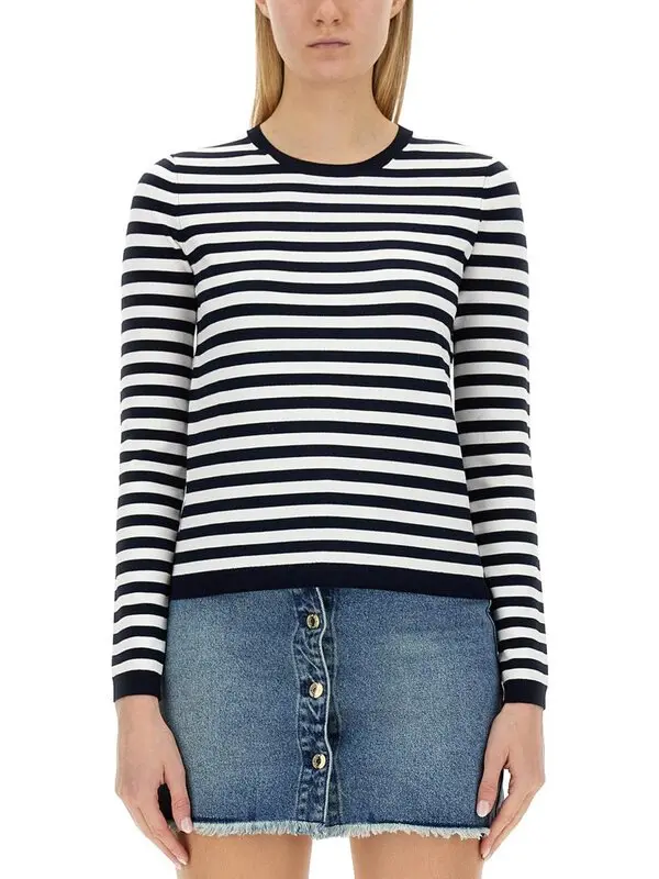 Michael Kors Striped Long Sleeve Shirt - Multicolour