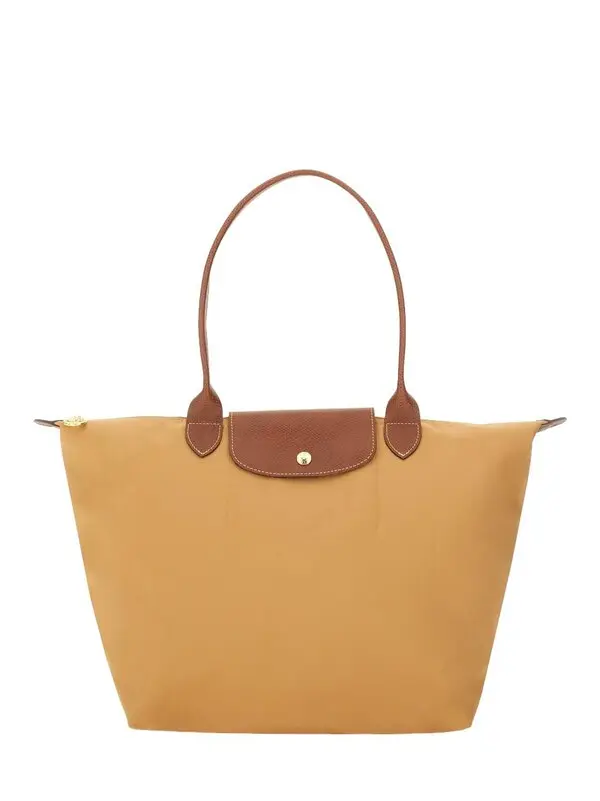 Longchamp Compact Therge Handbag - Beige