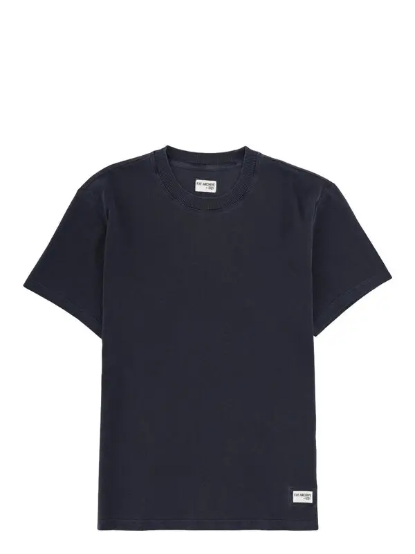 FAY Cotton Crewneck T-shirt - Blue