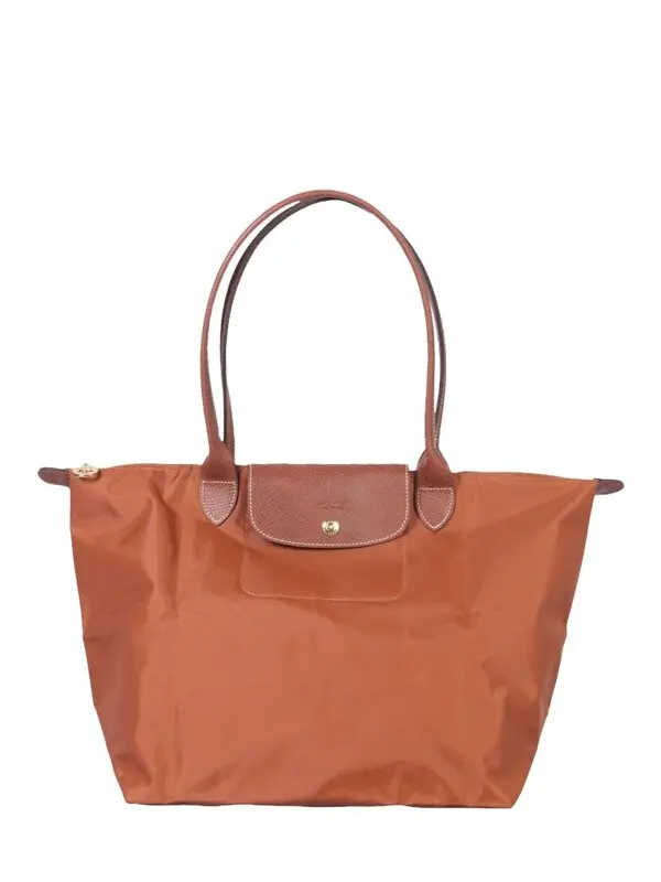 Longchamp Large Double Handle Shoulder Bag - Brown