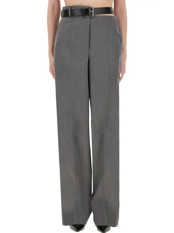 Stella McCartney Tailored Wide Leg Pants - Grey