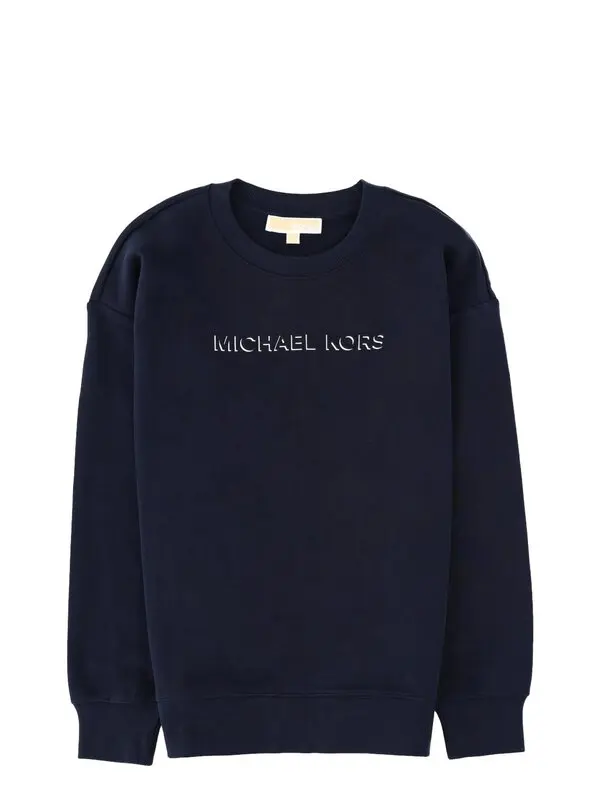 Michael Kors Organic Cotton Logo Sweatshirt - Blue
