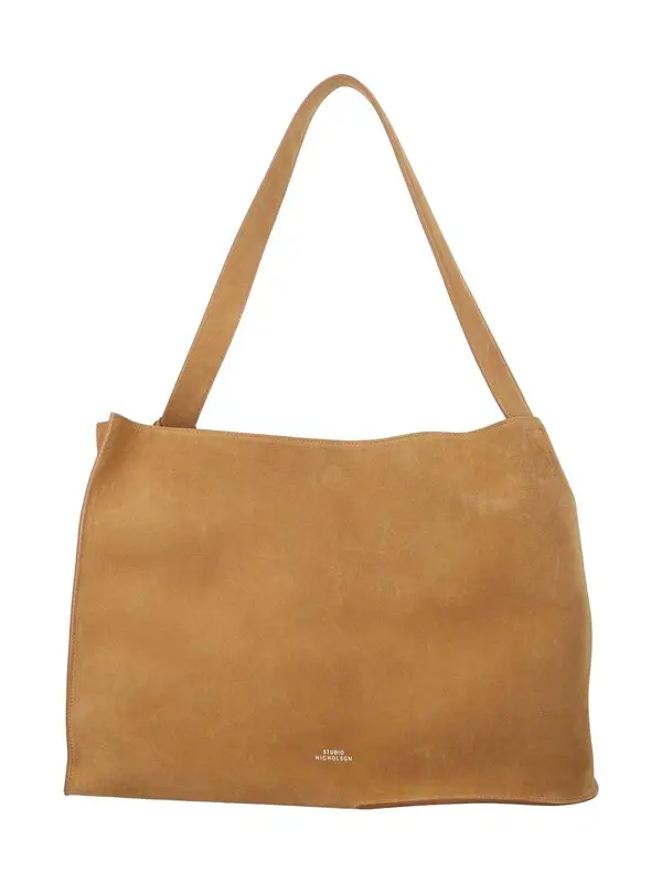 Studio Nicholson Oversized Tote Handbag With Detachable Pouch - Sand