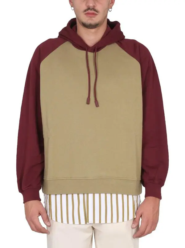 Sunnei Drawstring Hooded Sweatshirt - Multicolour