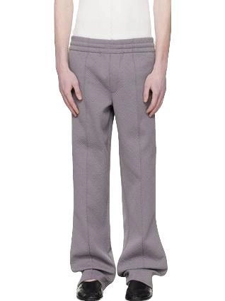 Casablanca Elevated Jacquard Trousers - Greywhite