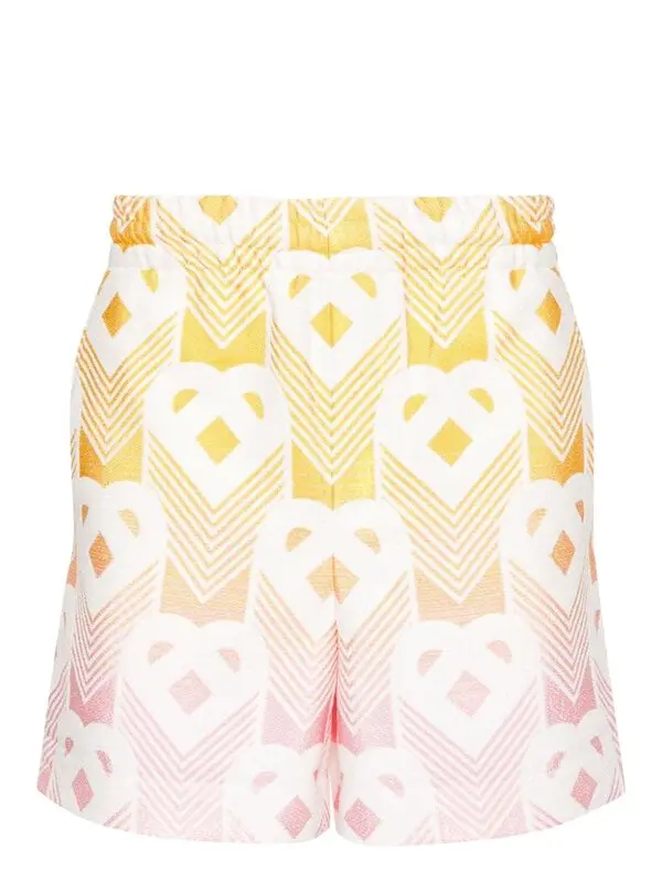 Casablanca Gradient Monogram Towelling Track Shorts - Gradientmn